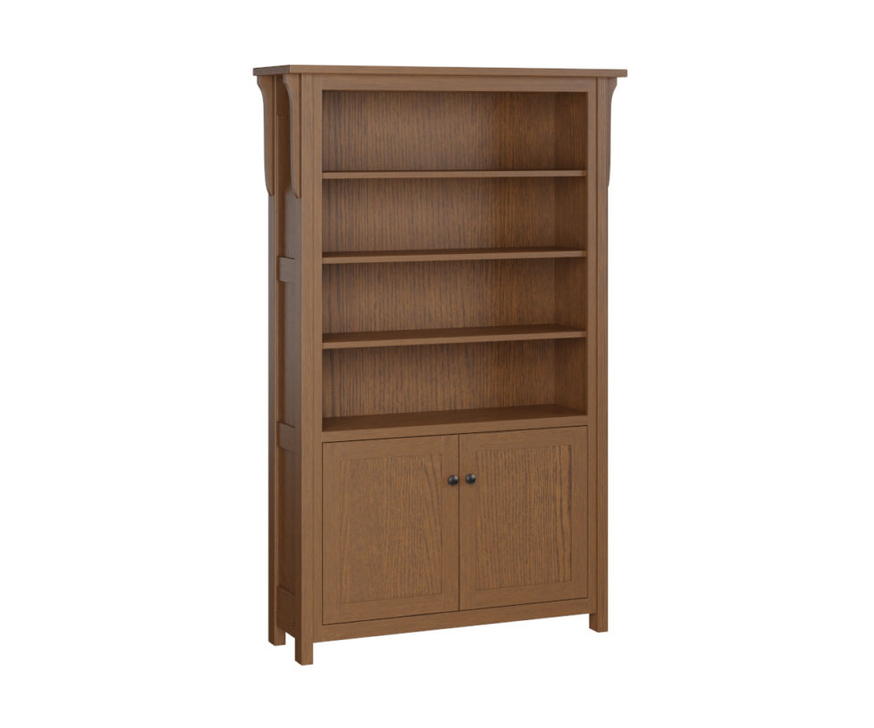Amish Made Bookcases - Amish Oak In Texas - South Texas