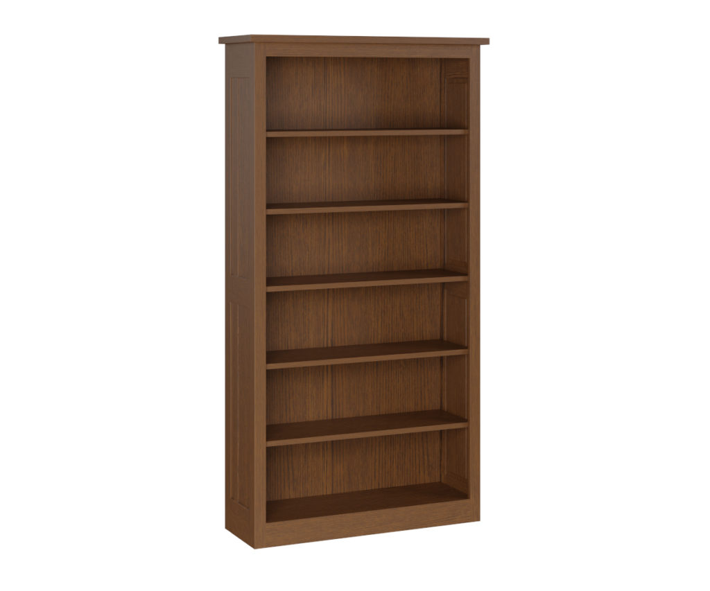 Amish Made Bookcases - Amish Oak In Texas - South Texas