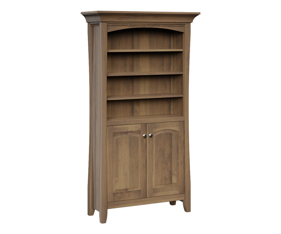 Amish Made Bookcases - Amish Oak In Texas - South Texas