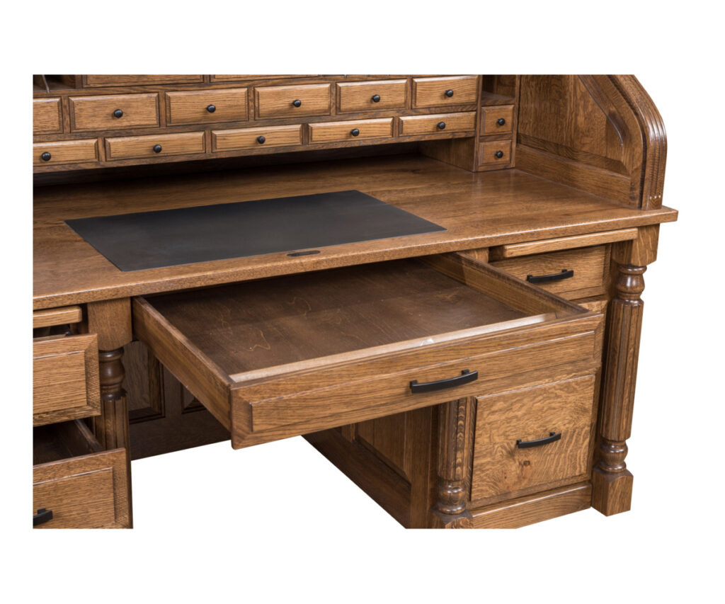 72" President's Desk - Amish Oak In Texas